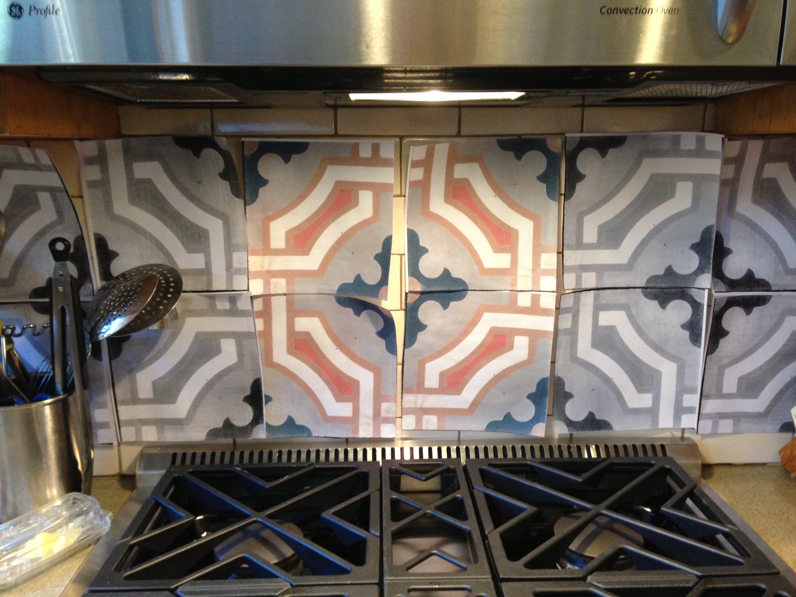 back splash photo encaustic tiles brooklyn – Tokyo Jinja